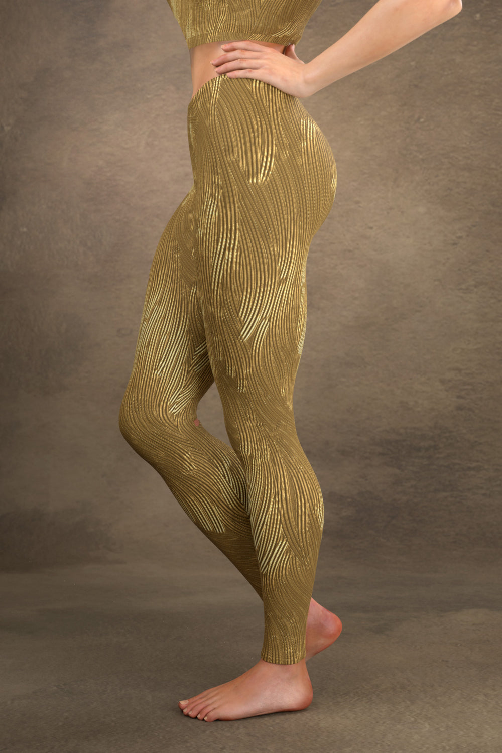 Brushed Gold Leggings - Meadowlark Clothing